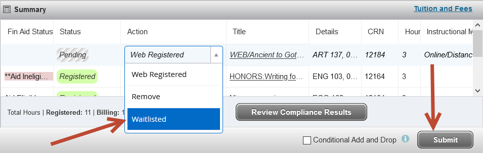 Add or Drop Classes & Registration Instructions | SUNY Niagara