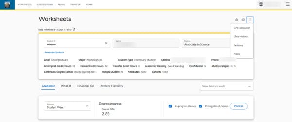 Degree Works | Track Your Academic Progress at SUNY Niagara